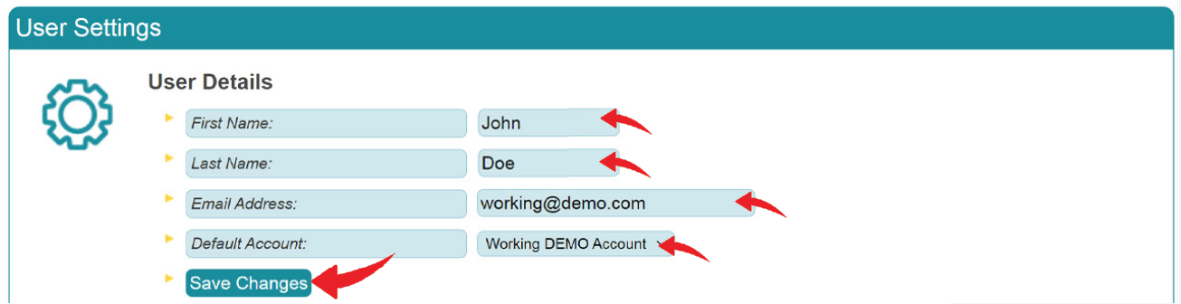 Edit User Information – PeopleKeys